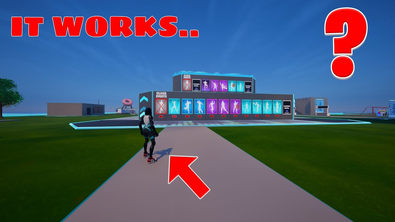 Testing *FREE* SKINS Map In Fortnite (MAP CODE) - YouTube