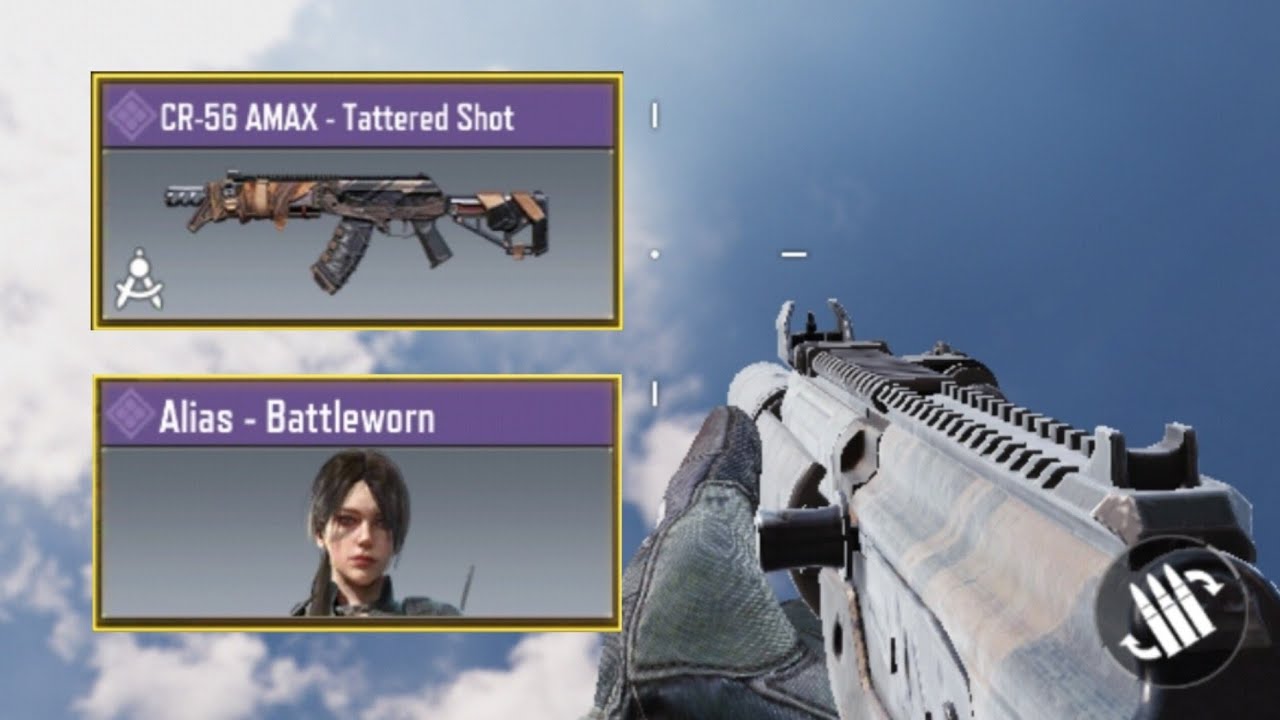 *NEW* CR-56 AMAX TATTERED SHOT GUN SKIN & ALIAS BATTLEWORN SKIN IN CALL ...