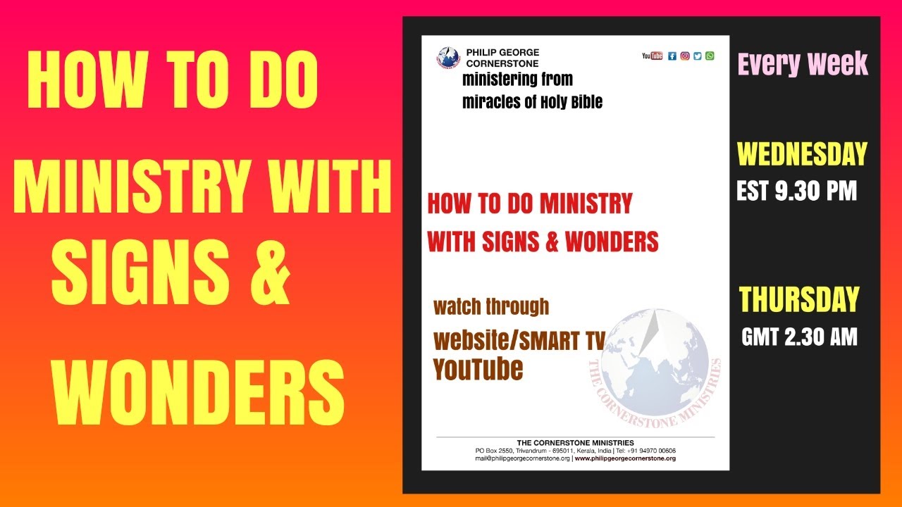 HOW TO DO MINISTRY WITH SIGNS & WONDERS - YouTube