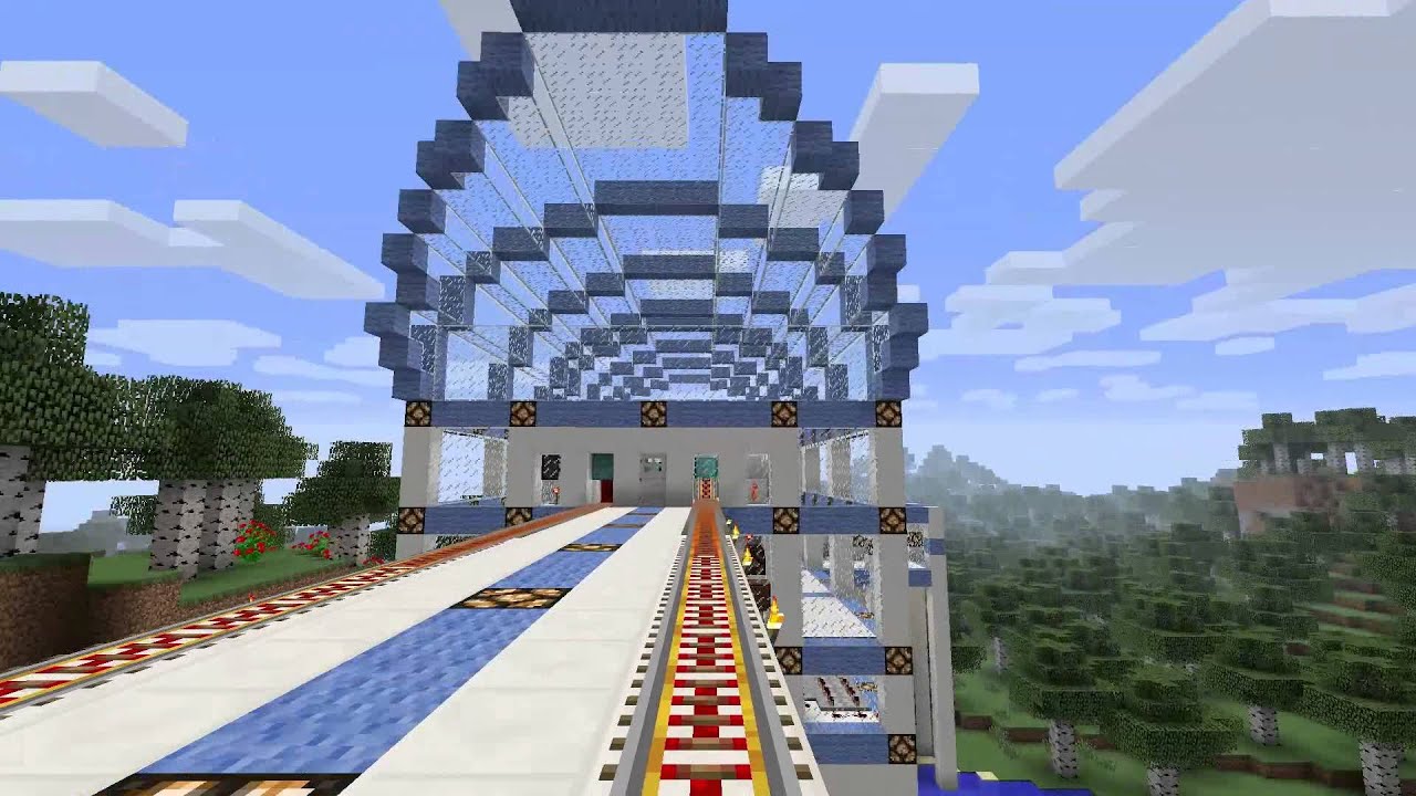 MRT Forest Line Timelapse (Minecraft 1.7.10) - YouTube