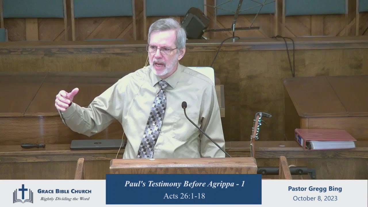 Paul's Testimony Before Agrippa 1, Part 67, Acts - Book of Transitions ...