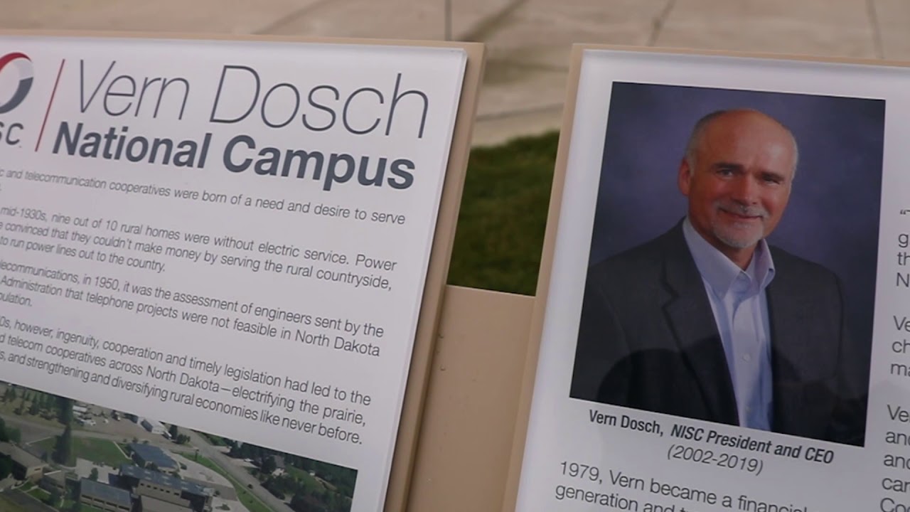 NISC Mandan Campus Dedication & Dosch Scholarship Unveiling - YouTube