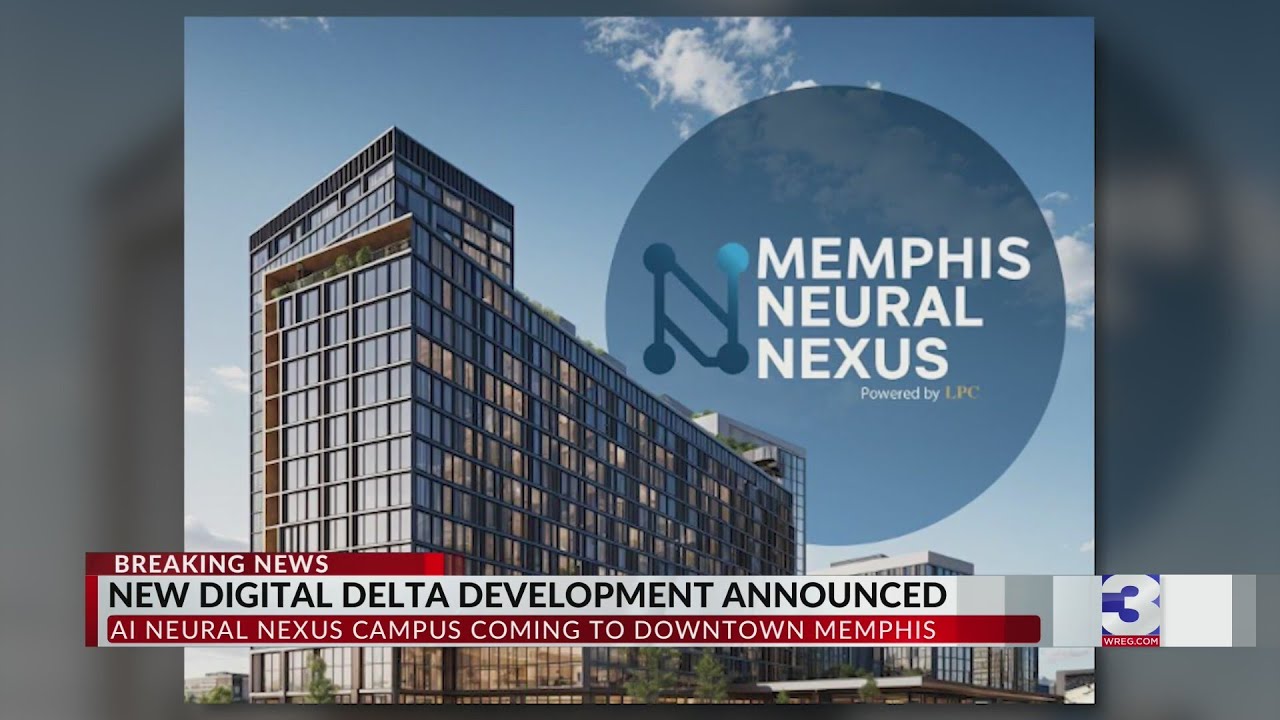 AI neural nexus campus coming to Downtown Memphis - YouTube