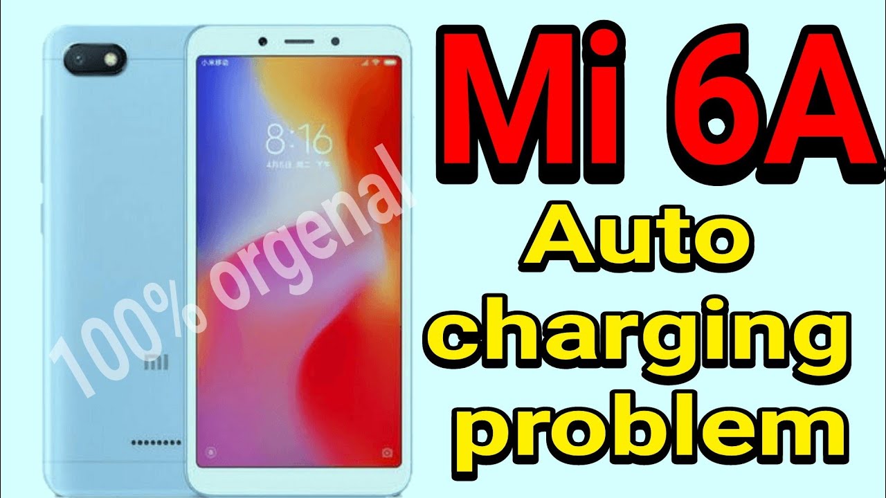 How to MI 6a auto charging problem - YouTube