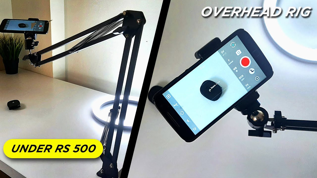 How To Take Overhead Shots | Top Down Camera Setup - YouTube