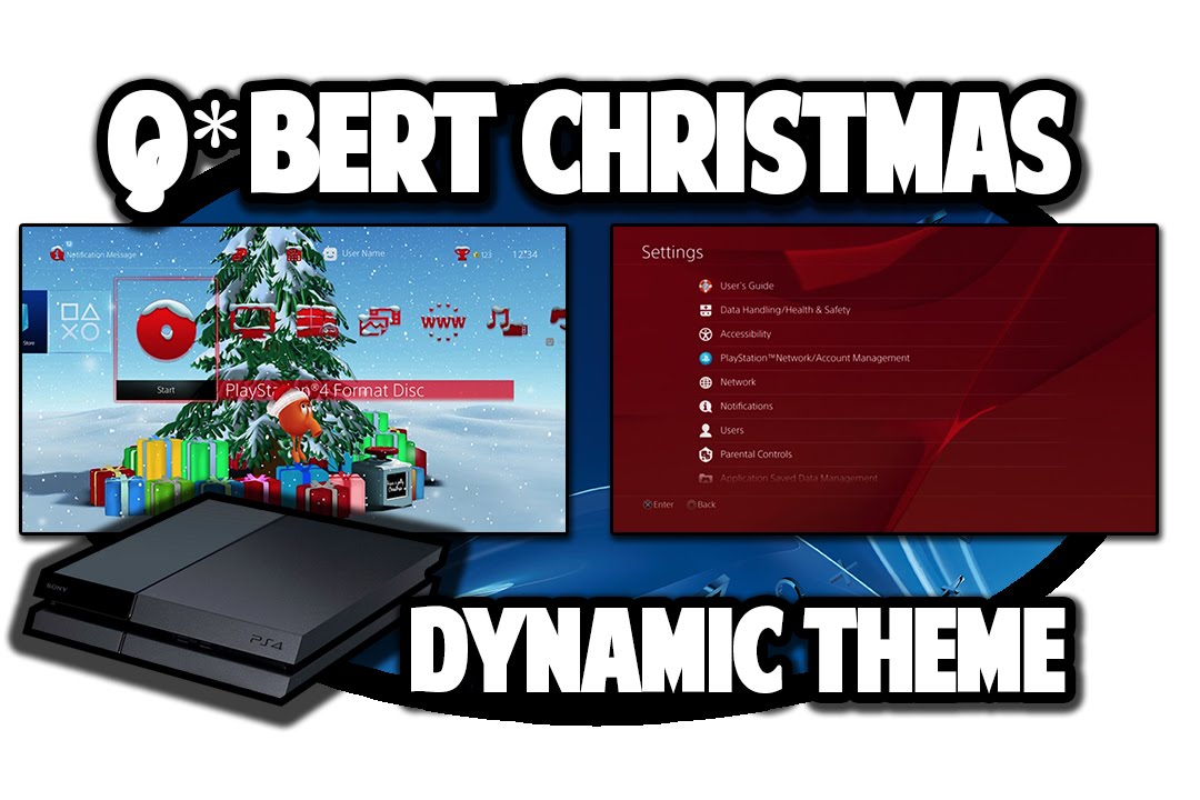 [PS4 THEMES] Q*Bert Christmas PS4 Dynamic Theme Video in 60FPS - YouTube