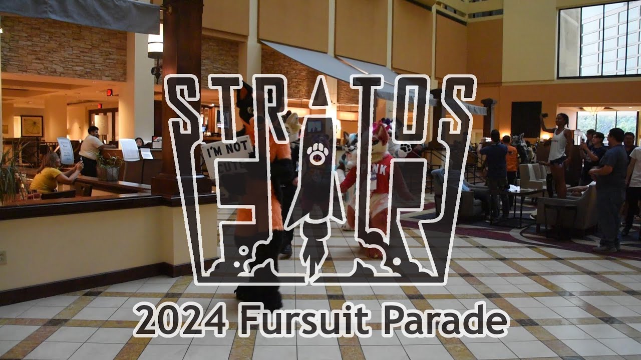 Stratosfur 2024 Fursuit Parade - YouTube
