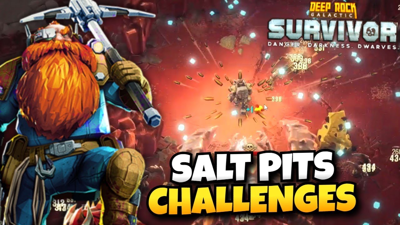 Challenge Runs on Salt Pits | Deep Rock Galactic: Survivor Live ...