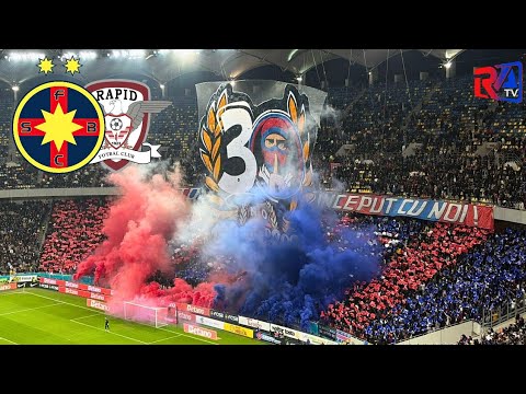COREGRAFIE FCSB 2 - 1 Rapid | La mulți ani PELUZA NORD 95 🔴🔵 - YouTube