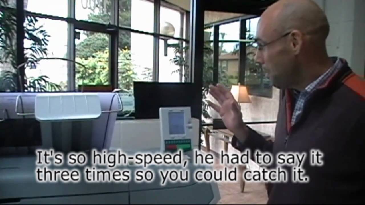 Océ Colorwave 600 Demo - YouTube