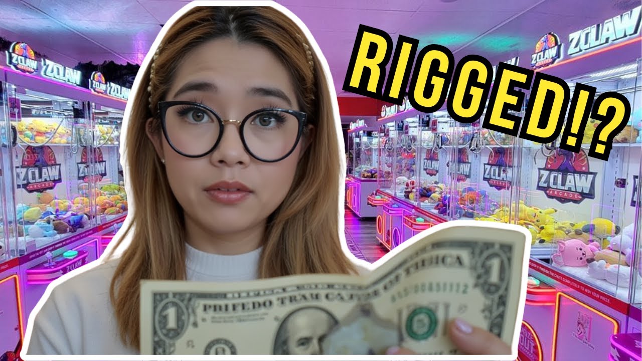 Are Claw Machines Rigged? I Tested a New Arcade to Find Out! - YouTube
