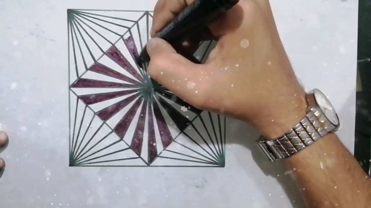 Draw An Impossible #Geometric Square #Illusion Drawing #amazingartwork ...