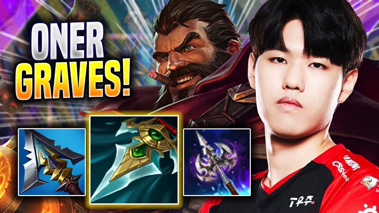 ONER IS A GOD WITH GRAVES! - T1 Oner Plays Graves JUNGLE vs Wukong ...