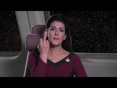 Deanna Troi's Most Chilling Encounter - Ominous Presence in a Jefferies Tube