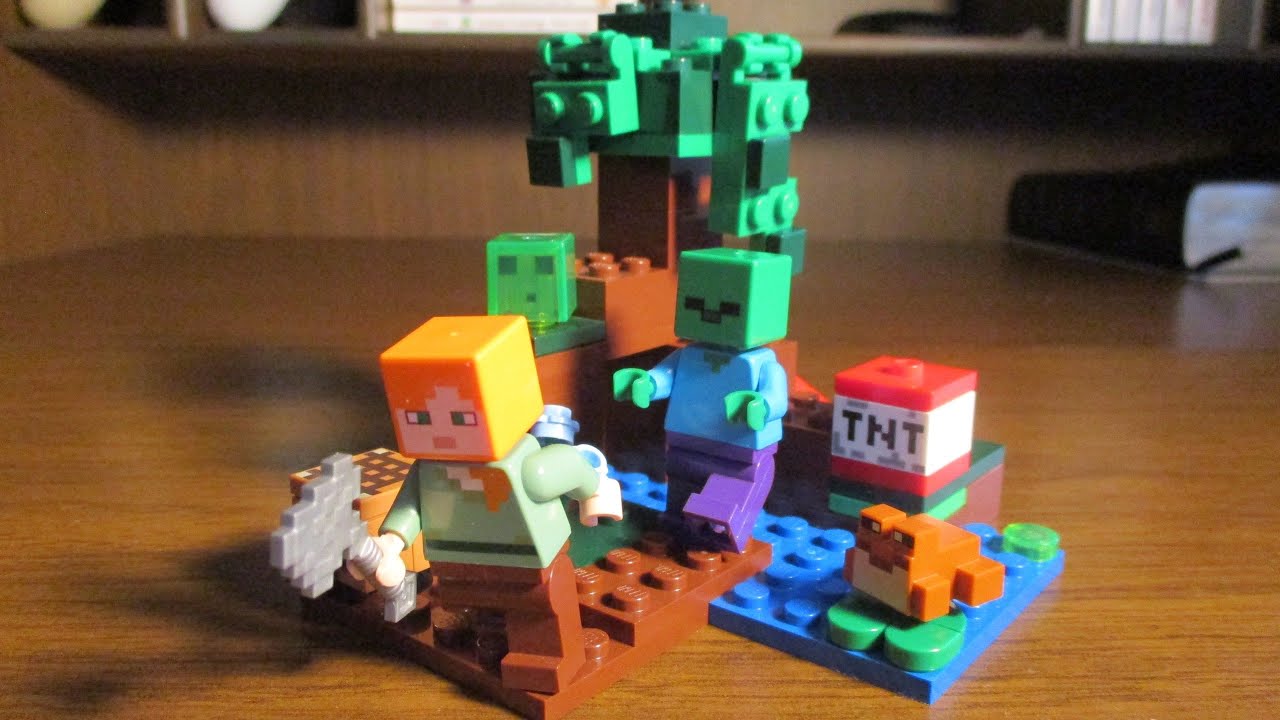 Lego Minecraft Swamp Adventure 21240 Review - YouTube