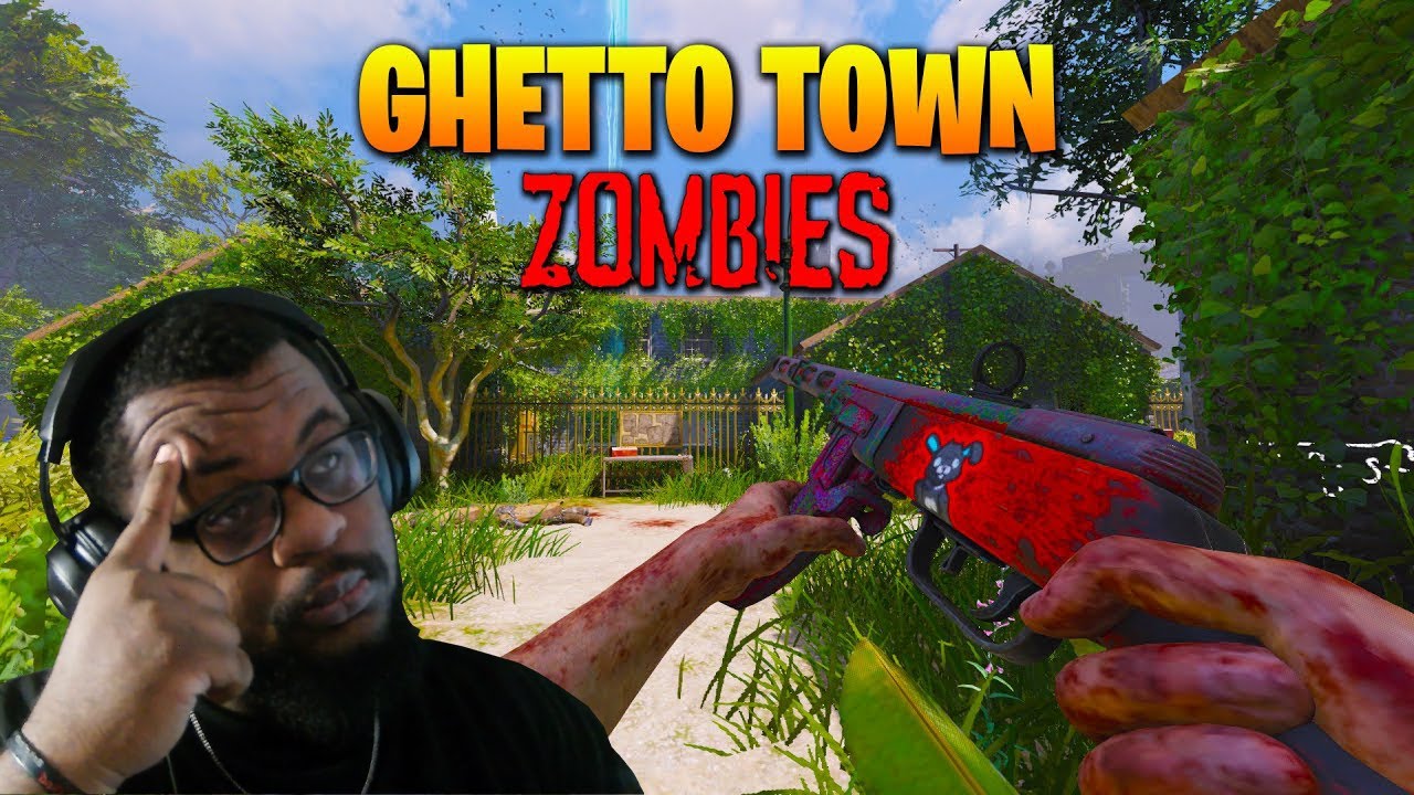Ghetto Town Zombies map!! Absolutely easy mode - YouTube