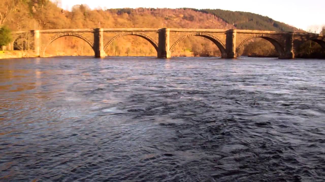 Telford Bridge Dunkeld Perthshire Scotland January 22nd - YouTube