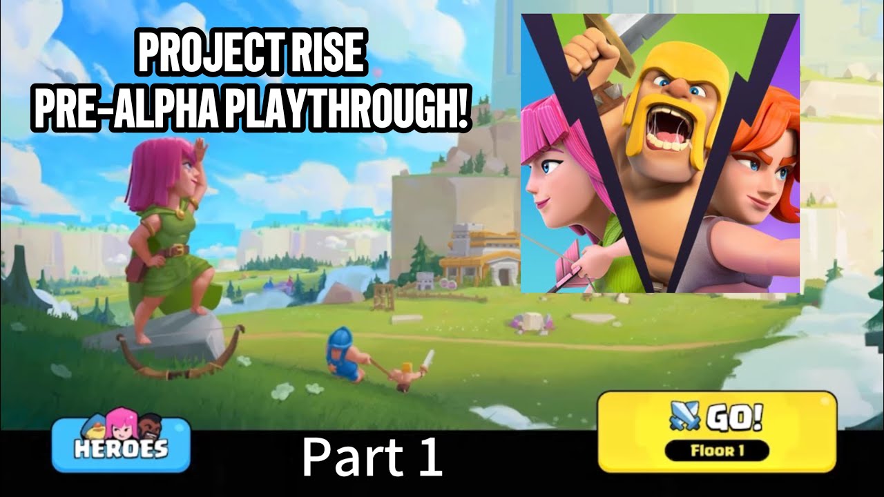 NEW Supercell Game!! PROJECT RISE PRE ALPHA PLAYTHROUGH - Part 1! - YouTube