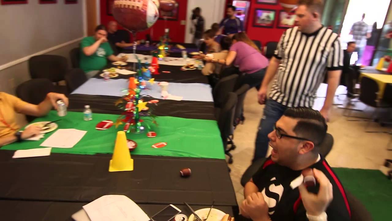 Football Cookout 120514 Patrick and Josh R eating Q3 - YouTube