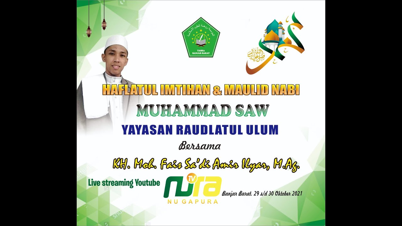 Live KH. Moh. Faiz Sa'di Amir Ilyas, M.Ag - YouTube
