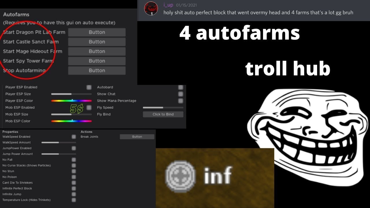TROLL HUB SHOWCASE (THE BEST 5 DOLLAR GUI) - YouTube