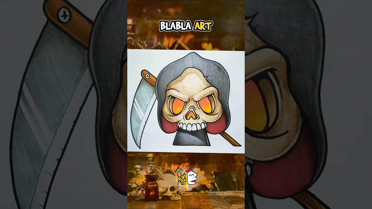 The Great Ripper for Halloween! 🎃 Short drawing video - YouTube