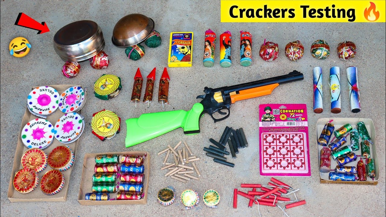 Different Types of Amazing Crackers | Bullet Patakhe Experiment ...
