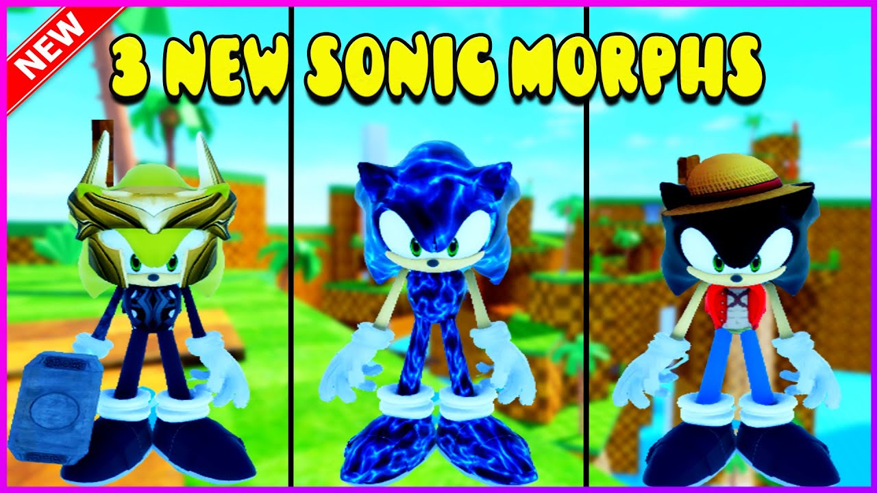 [ELECTRIC] Find The Sonic Morphs - How To Get ALL 3 NEW BADGES - UPDATE ...