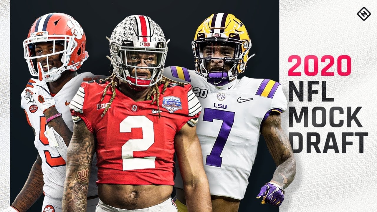 NFL 2020 1st Round Mock Draft 1.0 - YouTube