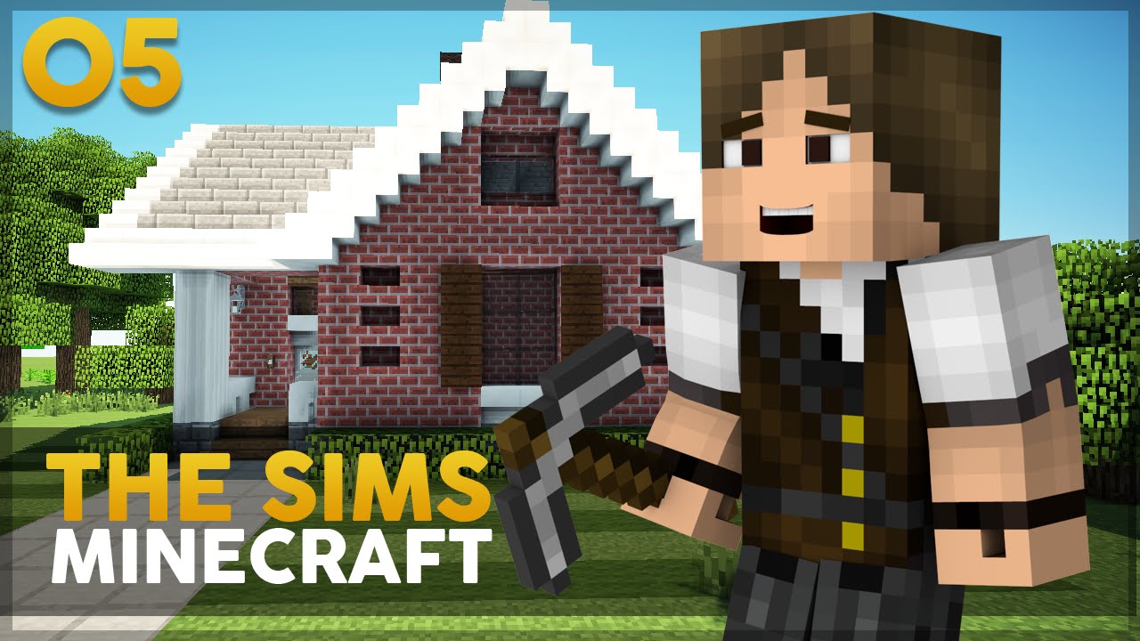 Minecraft The Sims #5: Construindo a Casa Nova! - YouTube