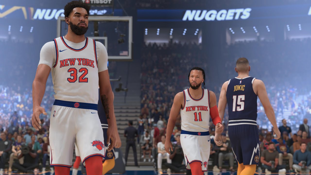 NBA DENVER NUGGETS vs NEW YORK KNICKS NBA 2K25 GAMEPLAY PS5 - YouTube