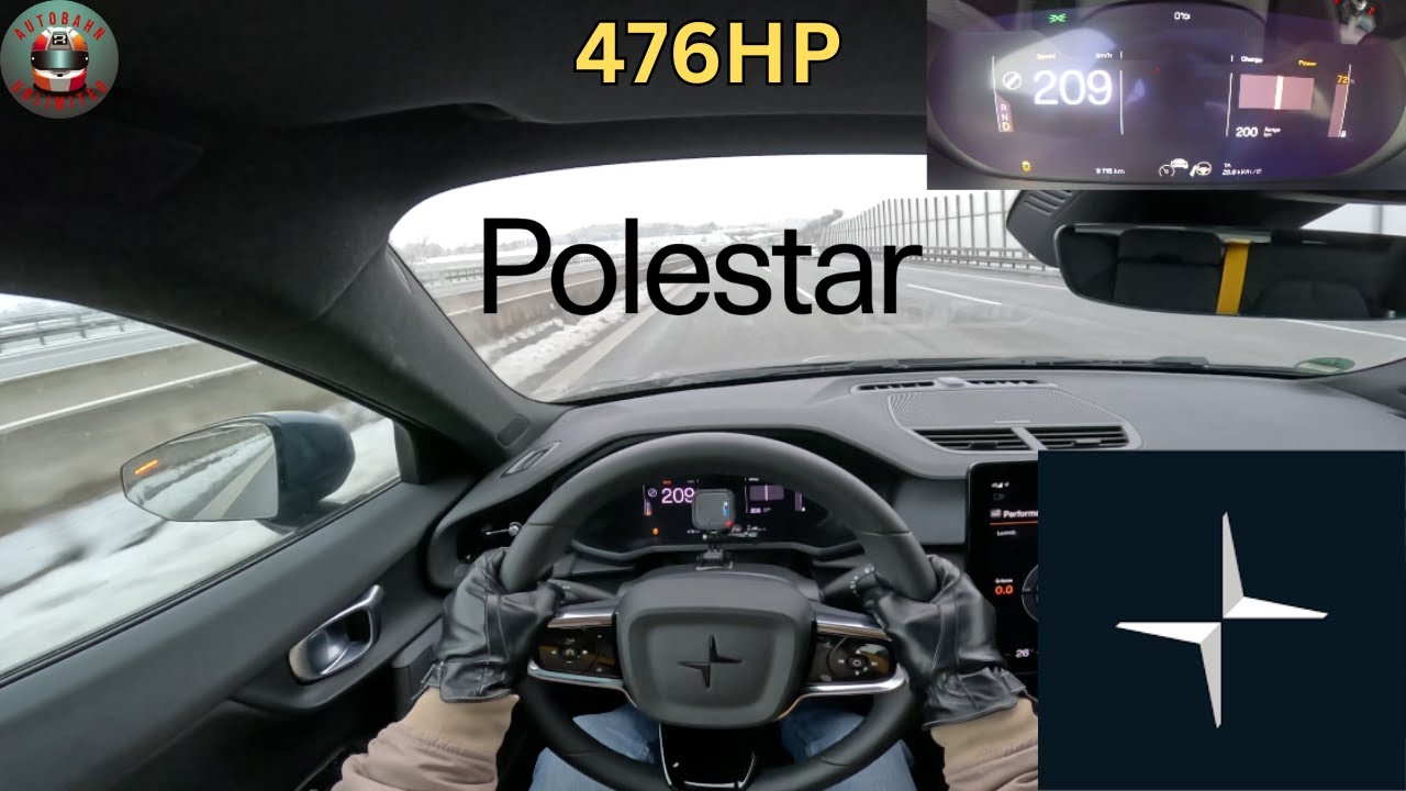 Polestar 2 || 476HP || TOP SPEED on german Autobahn - YouTube