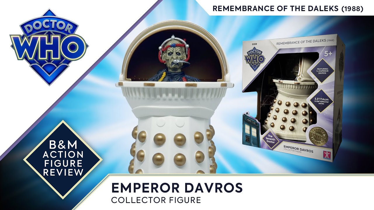 Doctor Who B&M 2024 Emperor Davros Collector Figure Review - YouTube