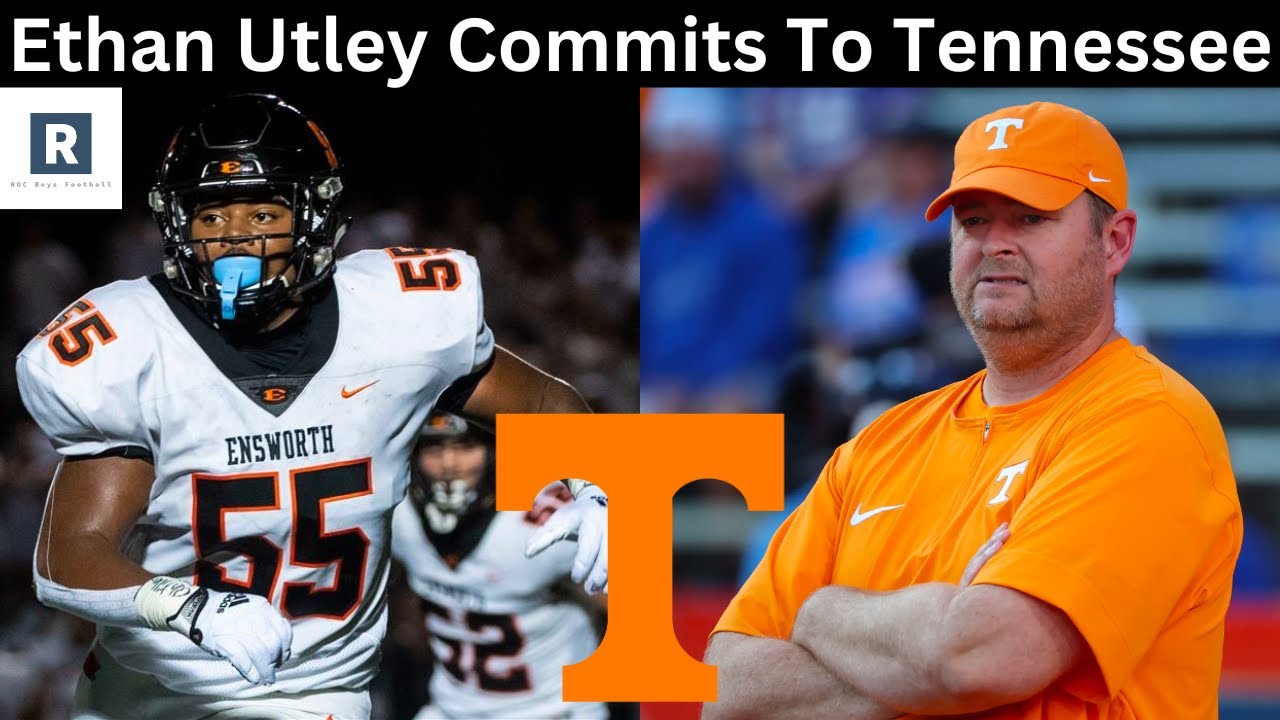 Ethan Utley Commits To Tennessee | Tennessee Vols Recruiting News - YouTube