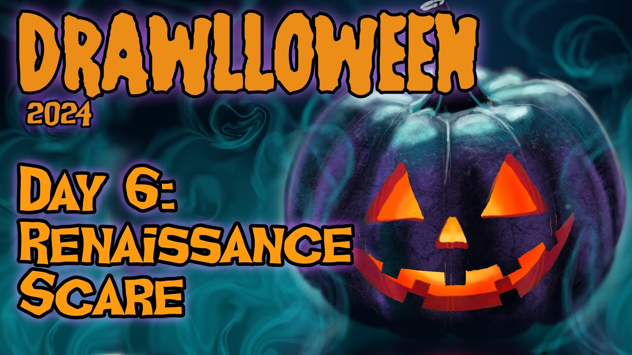 Drawlloween 2024 - Day 6 #art #drawlloween #drawing #artchallenge - YouTube