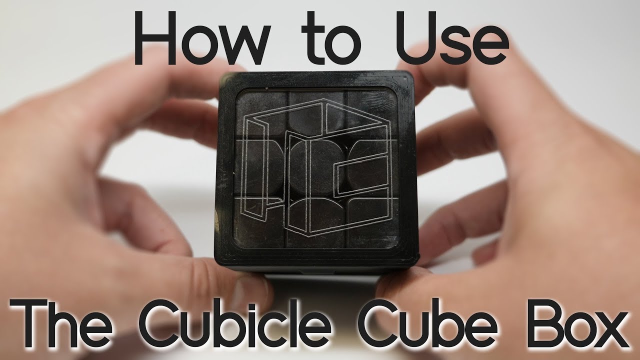 The Cubicle Cube Box | How To Use - YouTube