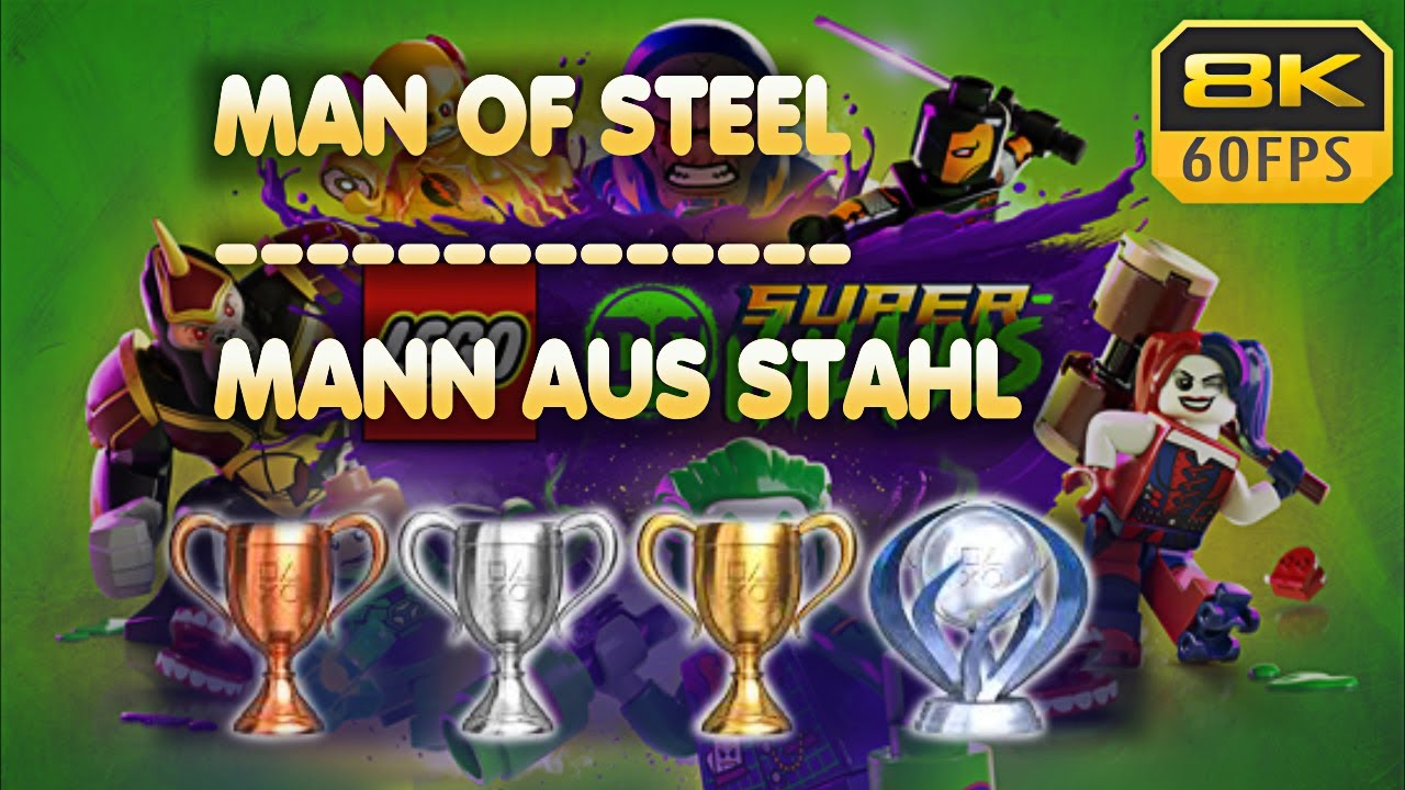 Lego dc super-villains | Man of Steel | Trophy | Achievement Guide ...