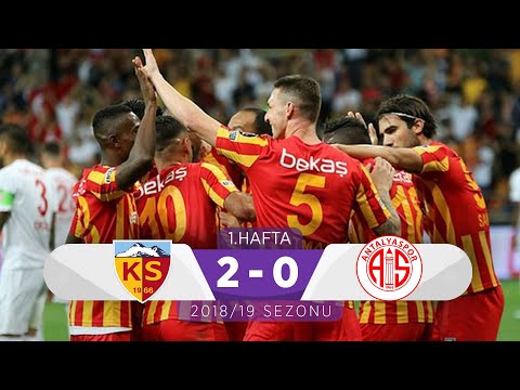 Kayserispor (2-0) Antalyaspor | 1. Hafta - 2018/19
