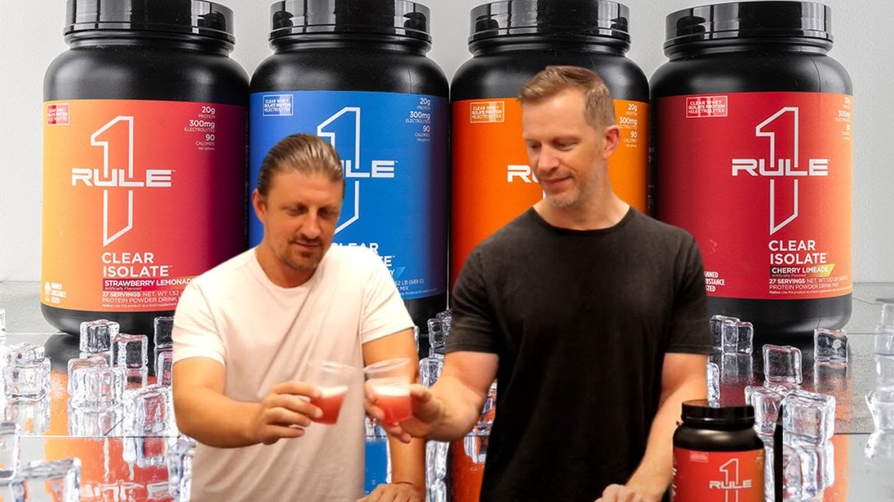 Rule 1 Clear Whey Protein Isolate Review & Taste Test - YouTube