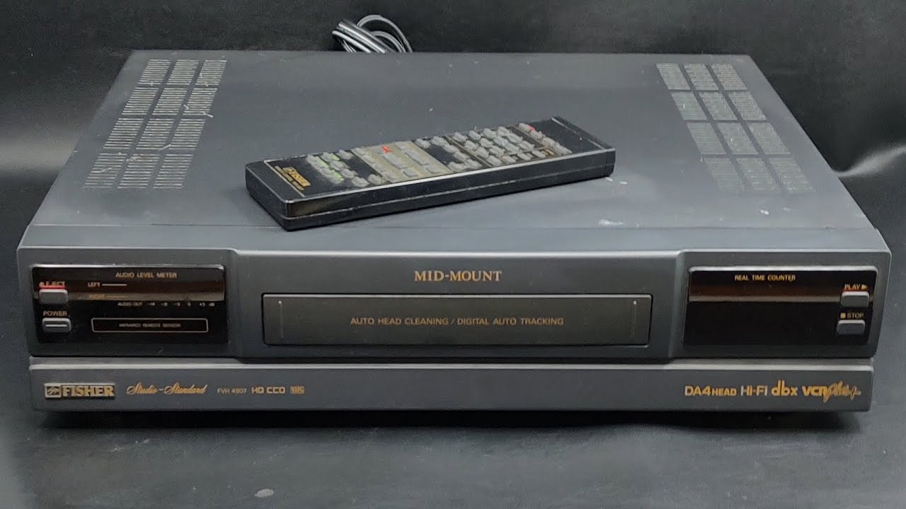 Fisher Studio Standard FVH-4907 Hi-Fi Mid Mount VCR Test Video DV4 Head ...