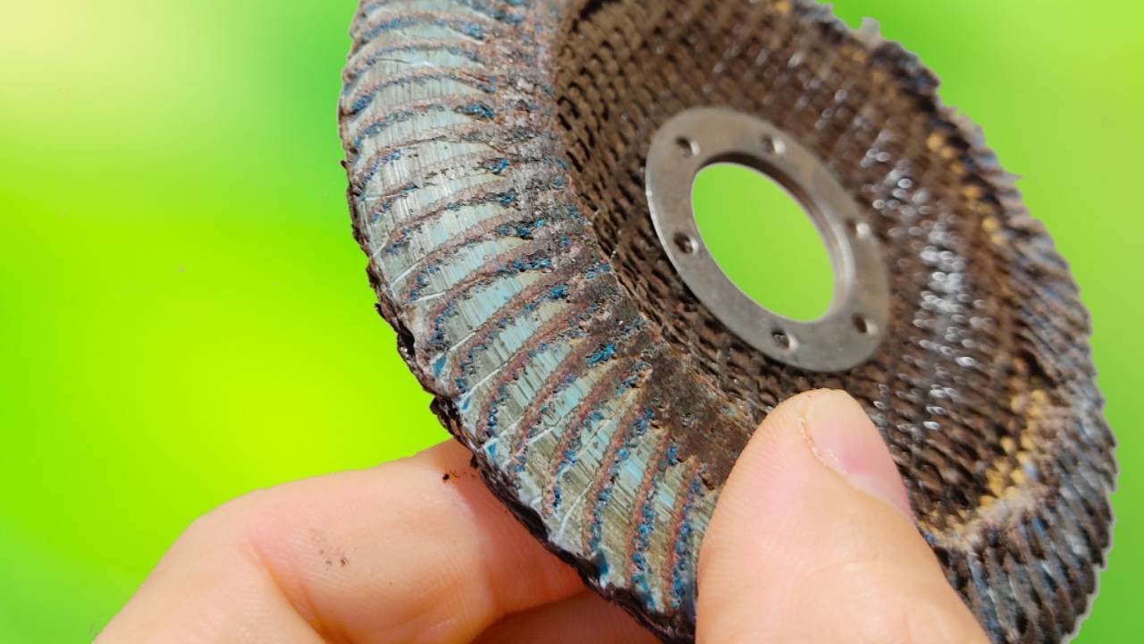 Never Throw Away Used Sanding Discs. Just Restore It - YouTube