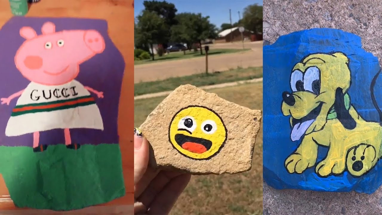 Best Amazing Tik Tok Painting On Rocks Compilation 2019 #13 | Tik Tok ...