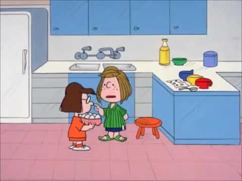Coloring Eggs - Peppermint Patty & Marcy - It’s The Easter Beagle, Charlie Brown
