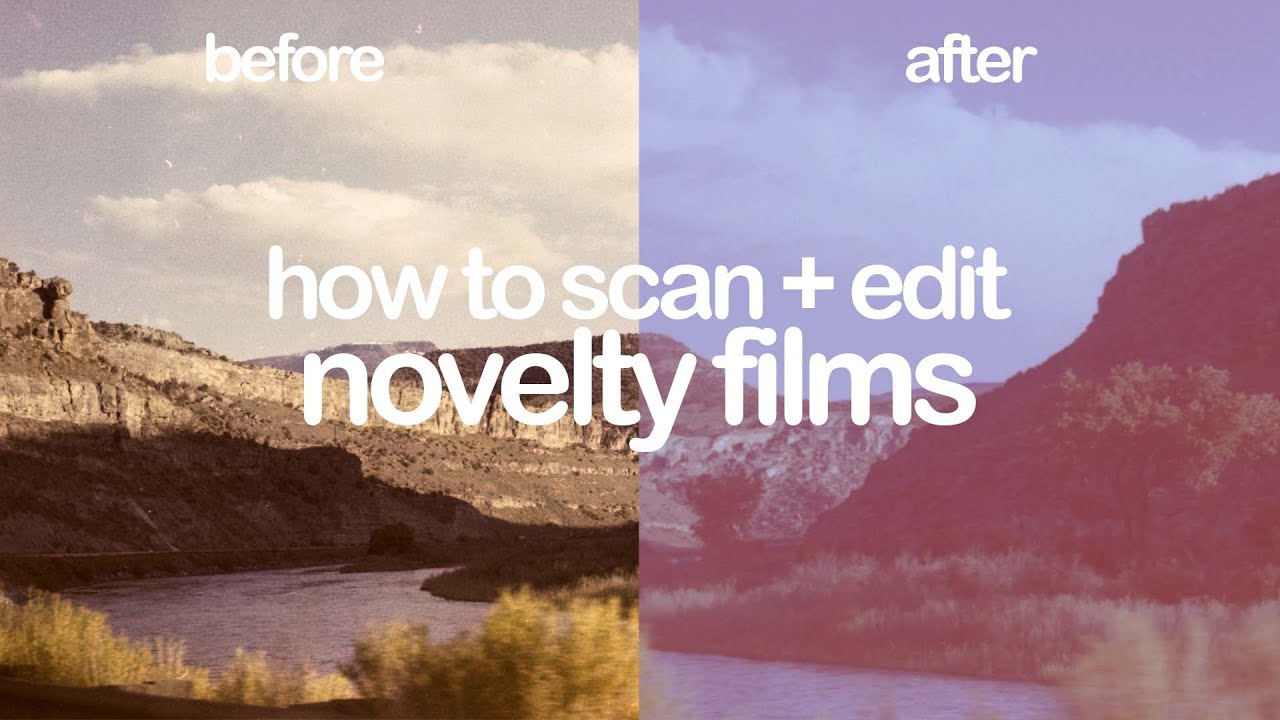 how to scan + edit novelty films | (dubblefilm, revolog, psych blues ...