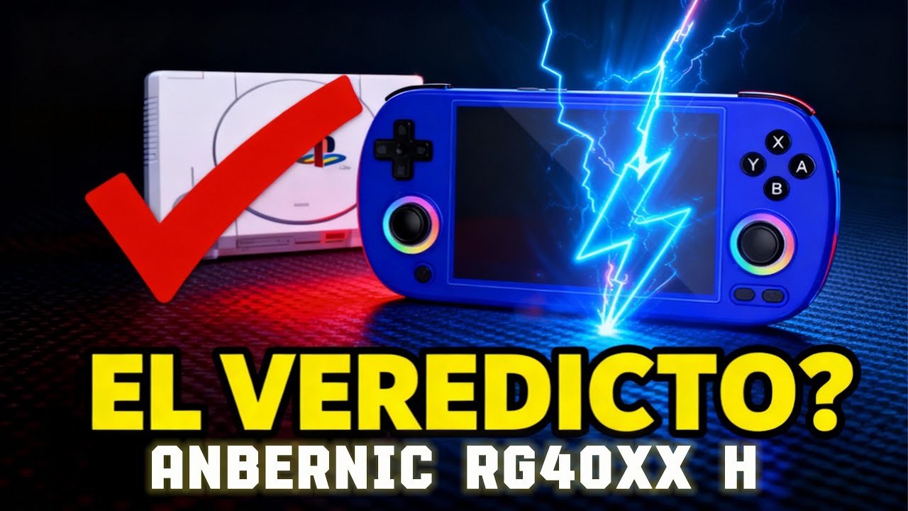 Anbernic RG40XX H: ¿Vale la pena la compra? 💸 Review y Pruebas de PS1 ...