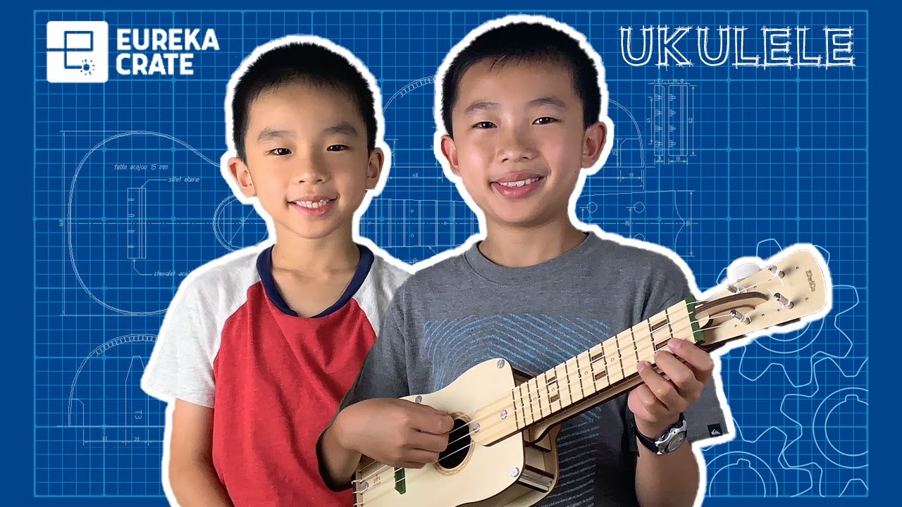 We Built a Ukulele! KiwiCo Eureka Crate Unboxing and Review 2020 | STEM ...