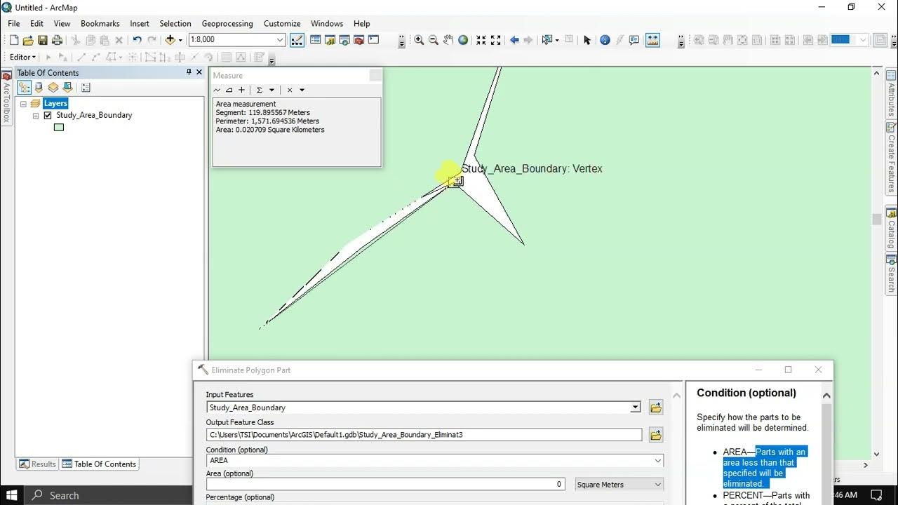 Fill Gaps or Holes inside Polygon using ArcGIS | #ArcGIS #RemoveGaps #Polygon - YouTube