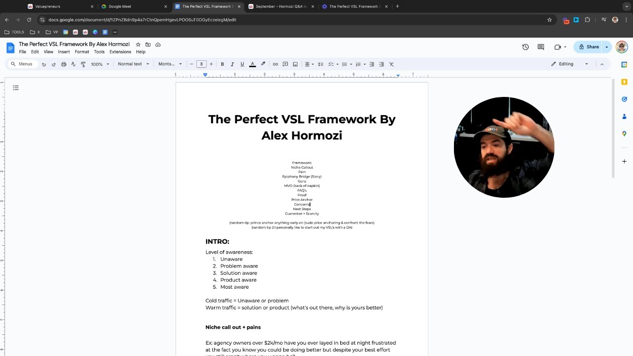 Alex Hormozi explains how to create the perfect VSL - YouTube