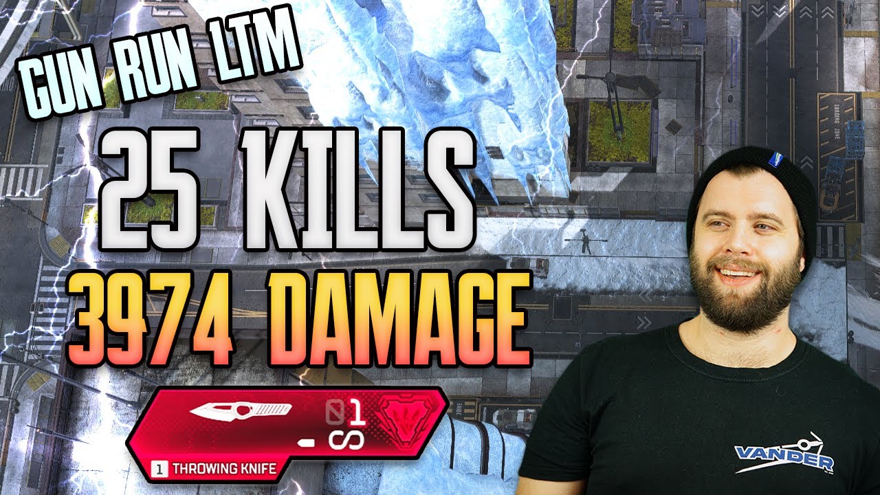 FIRST 25 KILL GAME SOLO In The New Gun Run Gamemode (Apex Legends ...