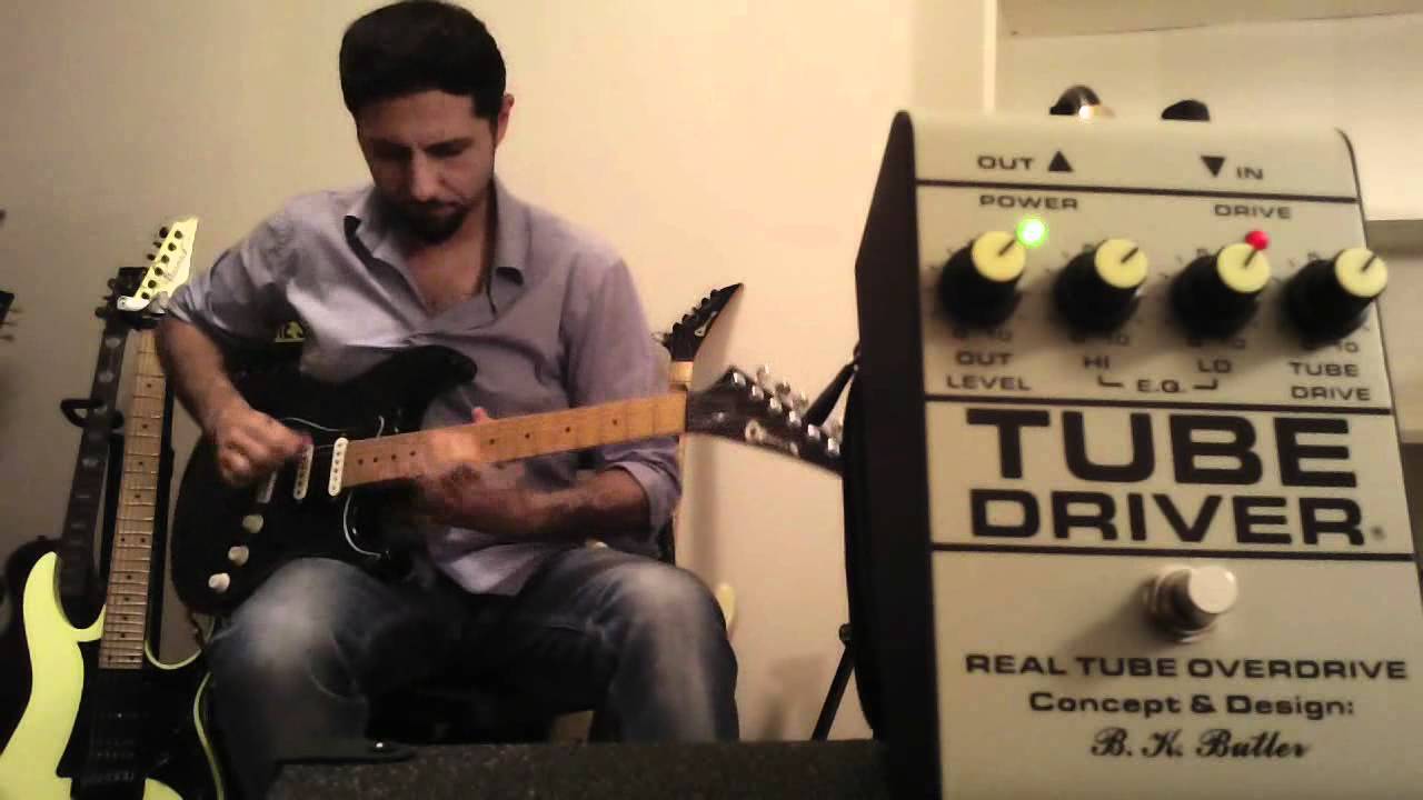 Guitar tube overdrive BK BUTLER TUBE DRIVER - STRAT demo - YouTube